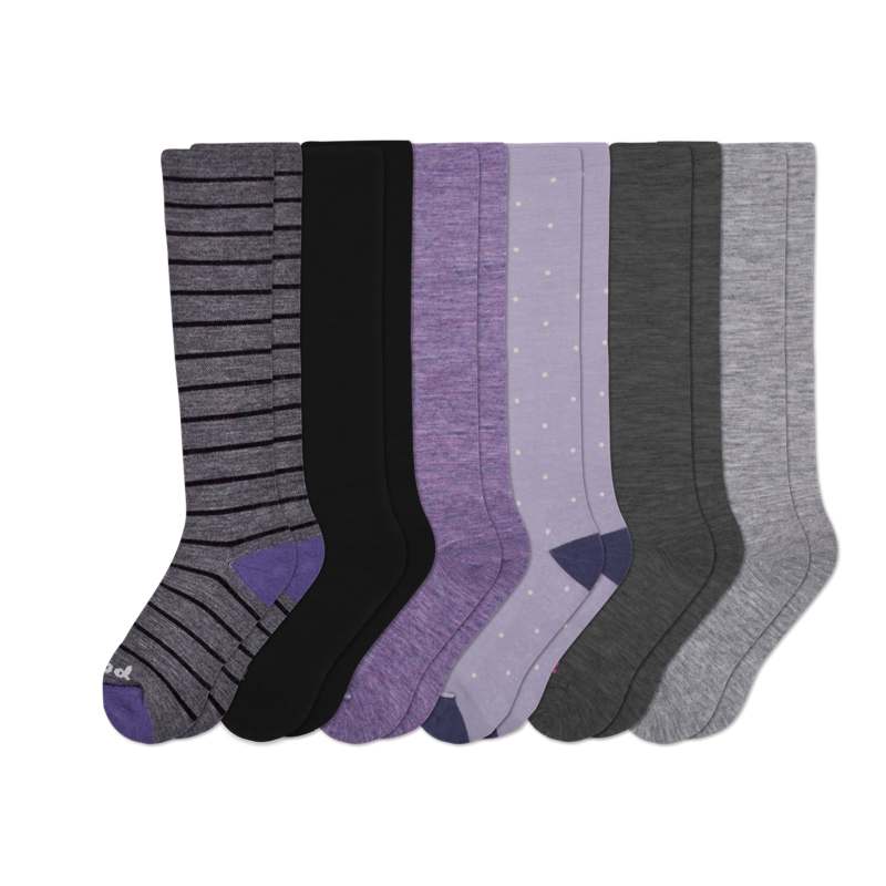 Pacas™ Inc. | Pacas Women's Compression Socks With Alpaca Wool - 6 Pack